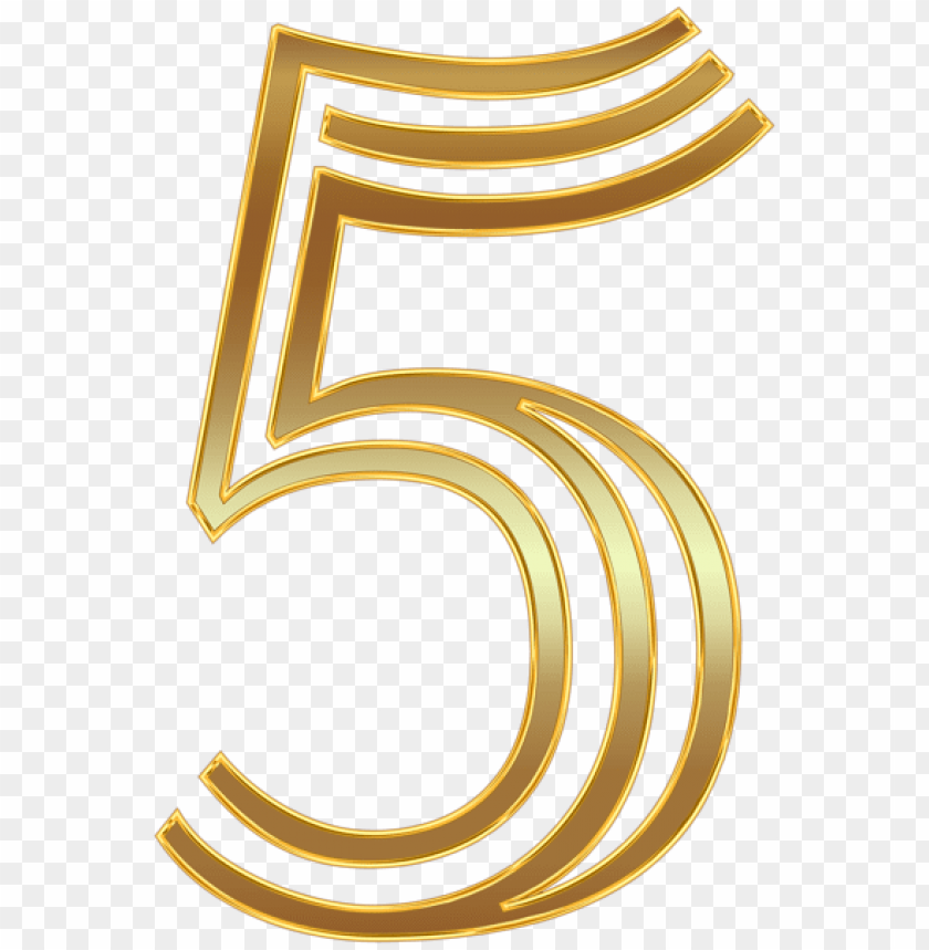 Free download | HD PNG number five gold clipart png photo - 51866 | TOPpng