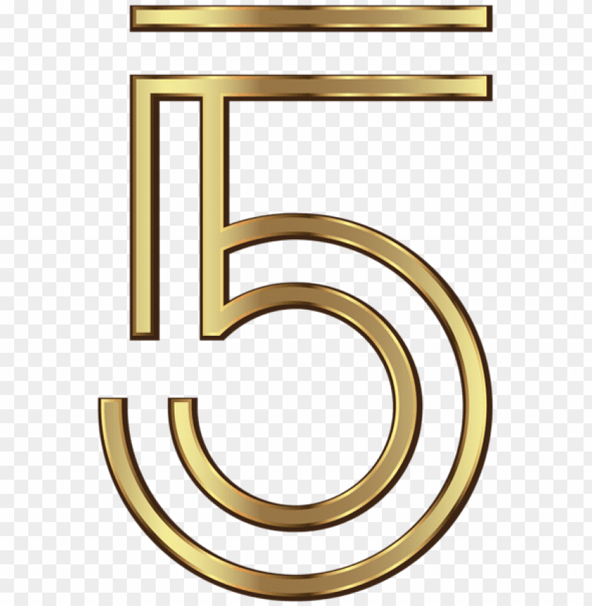 Free download | HD PNG number five golden clipart png photo - 51856 ...