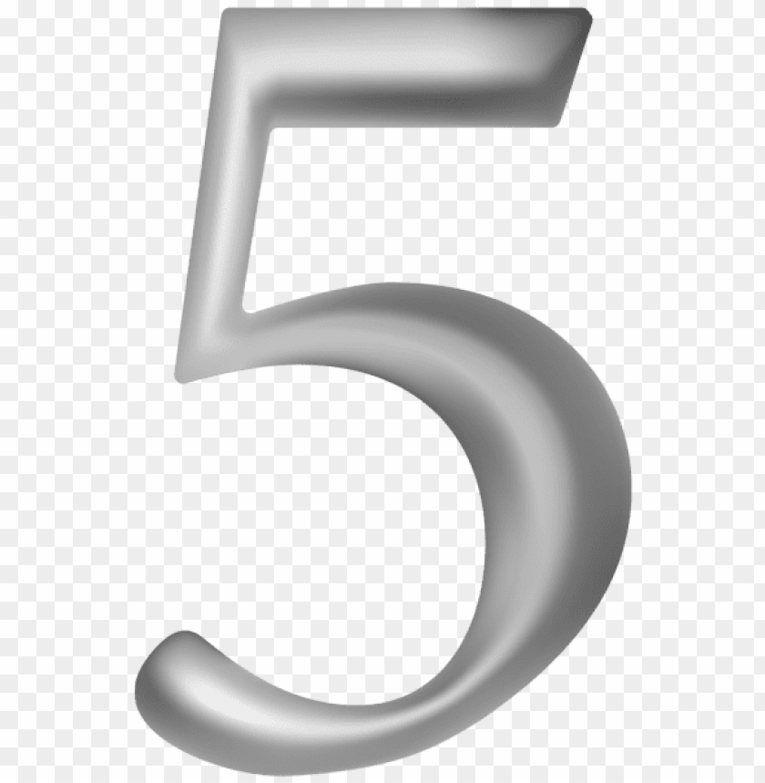 Free download | HD PNG number five grey clipart png photo - 52066 | TOPpng