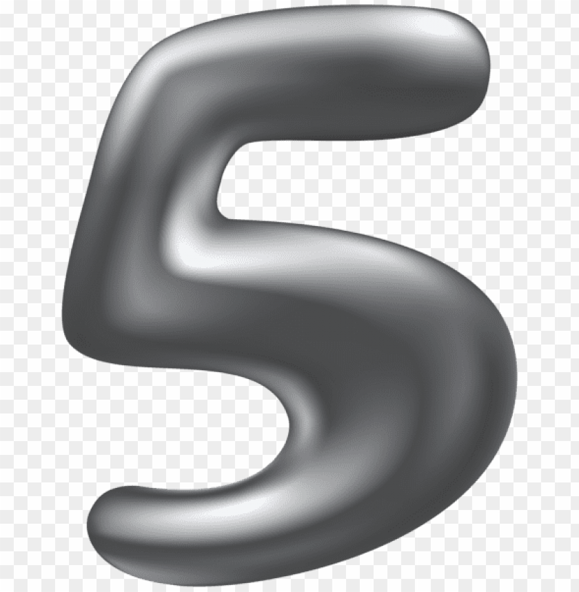 Free download | HD PNG number five silver clipart png photo - 52056 ...