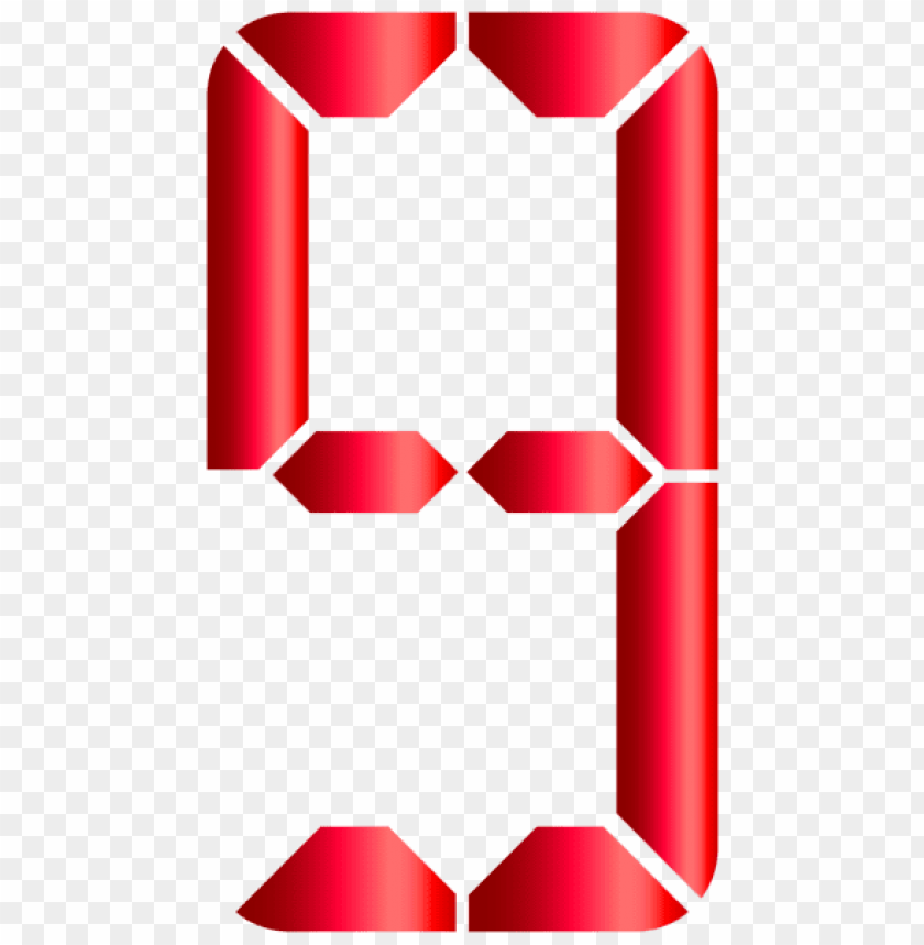 Free download | HD PNG number nine digital style clipart png photo ...