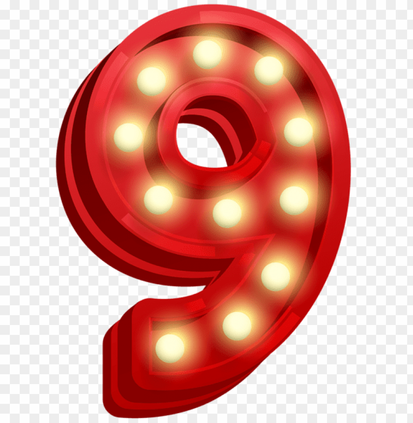 Free download | HD PNG number nine glowing clipart png photo - 51230 | TOPpng