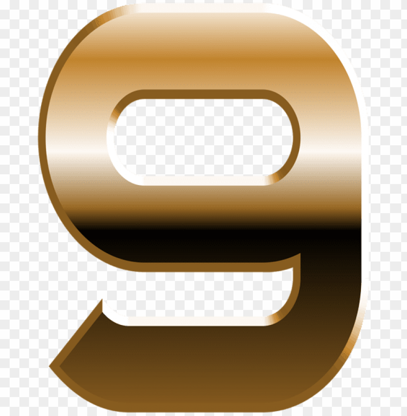 Free download | HD PNG number nine golden transparent clipart png photo - 51950 | TOPpng