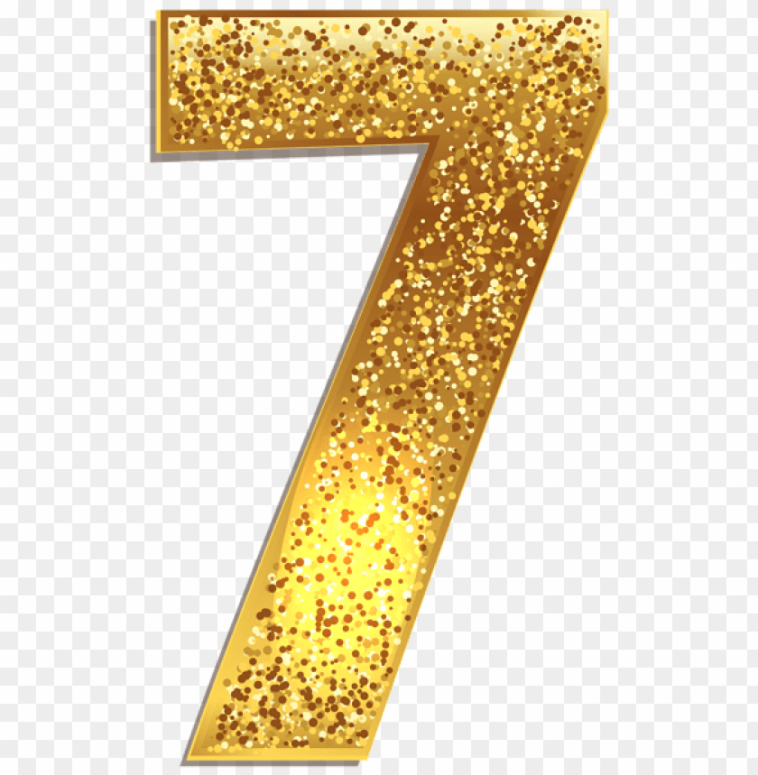 Free download | HD PNG number seven gold shining clipart png photo ...