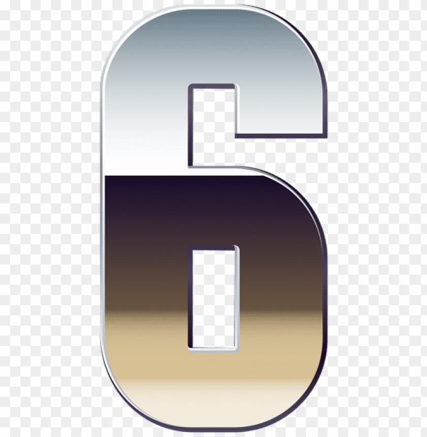 Free download | HD PNG number six silver clipart png photo - 52021 | TOPpng