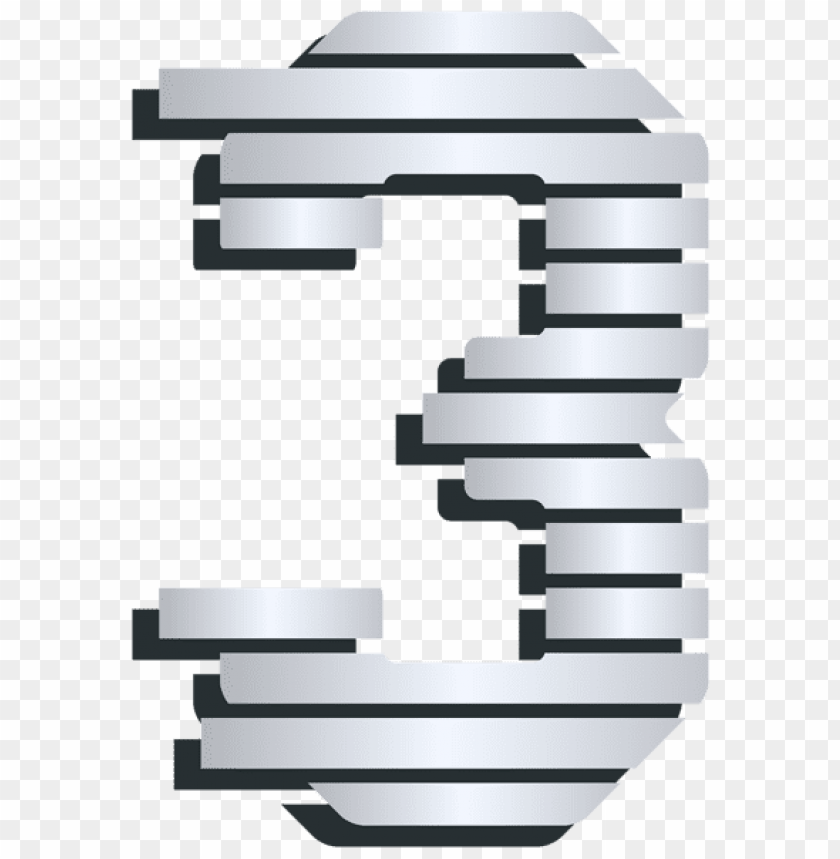 Free download | HD PNG number three deco transparent clipart png photo ...