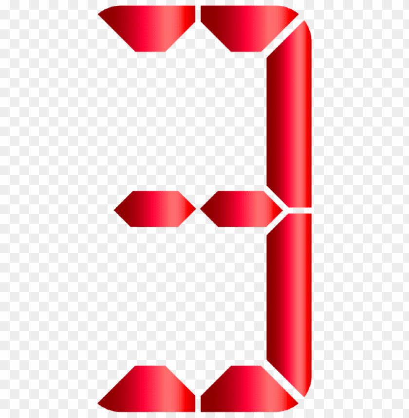 Free download | HD PNG number three digital style clipart png photo ...