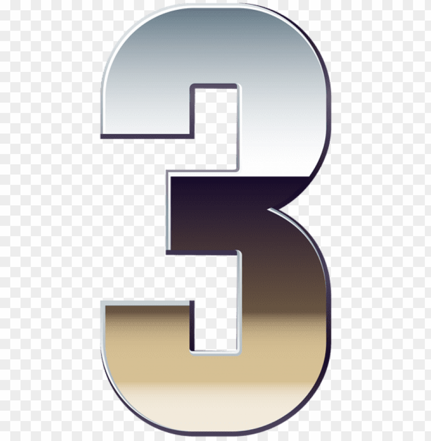 Free download | HD PNG number three silver clipart png photo - 52015 ...