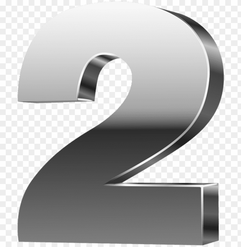 Free download | HD PNG number two 3d silver clipart png photo - 51983 ...