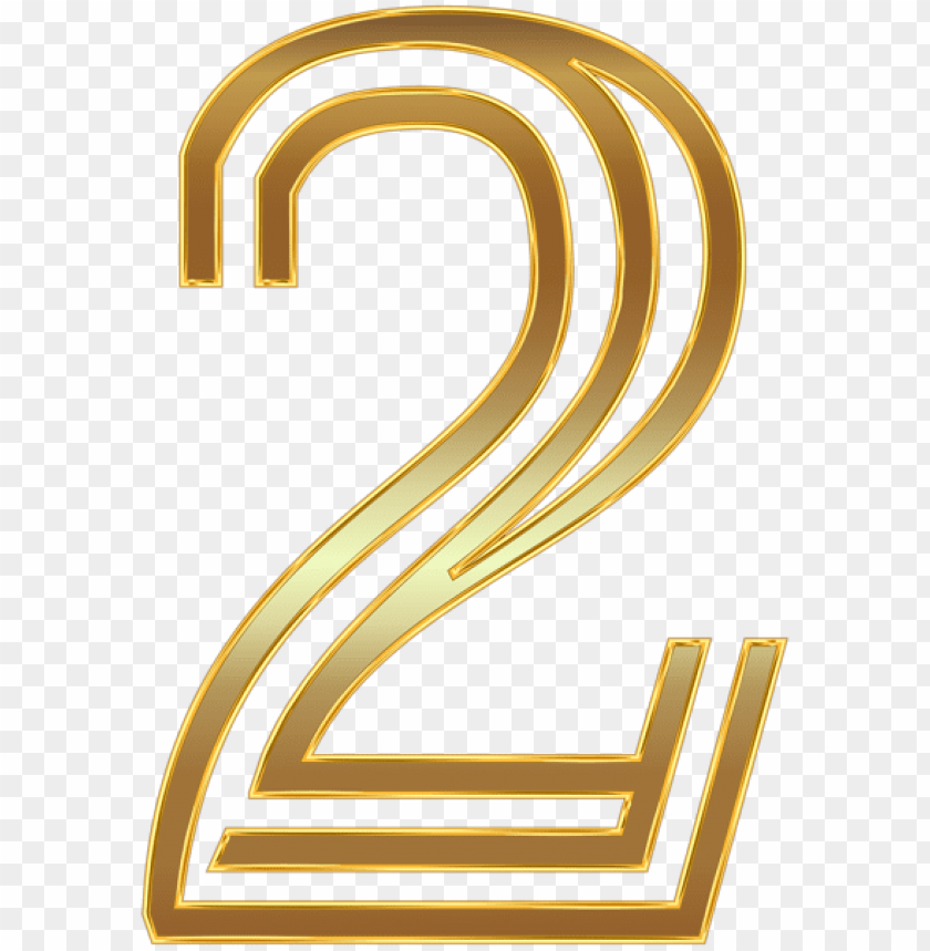 Free download | HD PNG number two gold clipart png photo - 51863 | TOPpng