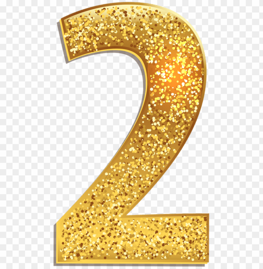 Free download | HD PNG number two gold shining clipart png photo ...
