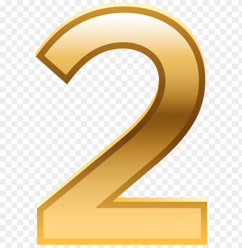 Free download | HD PNG number two golden clipart png photo - 51953 | TOPpng