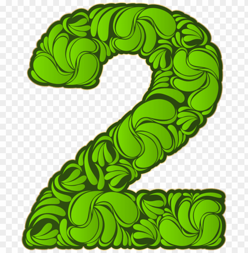 Free download | HD PNG number two green clipart png photo - 49176 | TOPpng