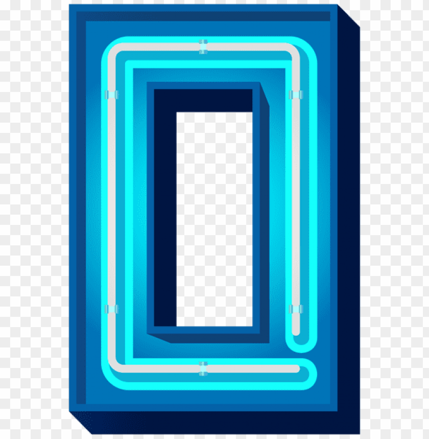 Free download | HD PNG number zero blue neon clipart png photo - 51731 ...