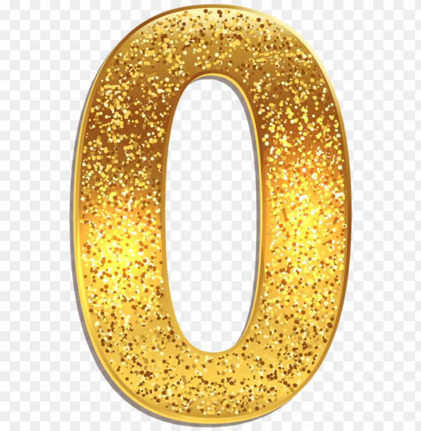 Free download | HD PNG number zero gold shining clipart png photo ...