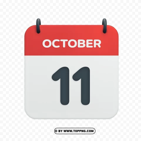 Vector 11 October Png cutout PNG & clipart images | TOPpng