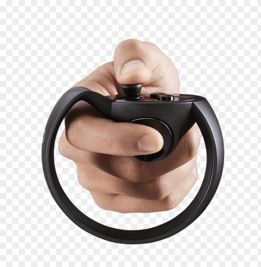 Free download | HD PNG oculus touch controller held in hand | TOPpng