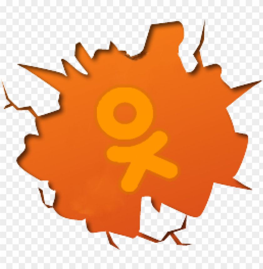 Free download | HD PNG odnoklassniki abstract splash logo png | TOPpng