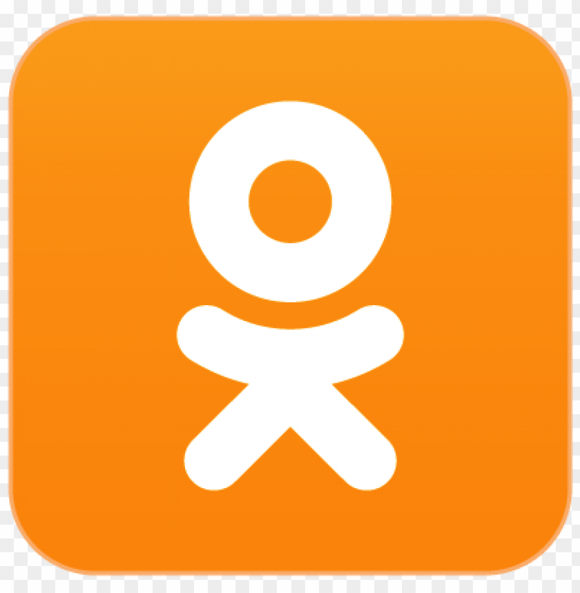 Free download | HD PNG odnoklassniki minimalist orange logo png | TOPpng