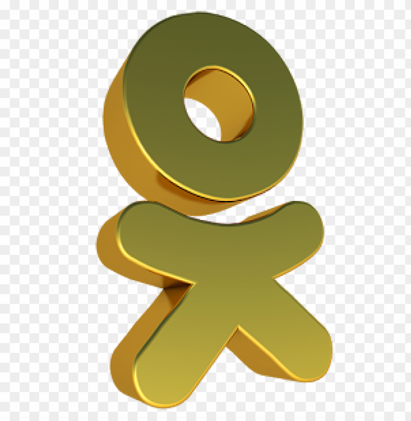 Free download | HD PNG odnoklassniki gold metallic logo png | TOPpng