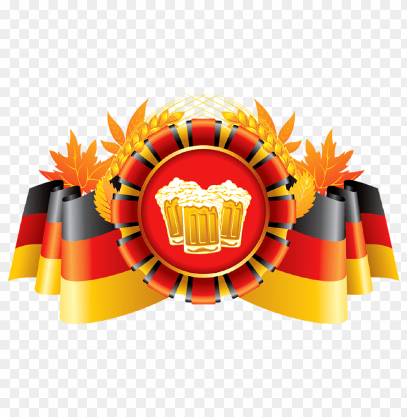 Free download | HD PNG oktoberfest decor german flag with wheat and ...