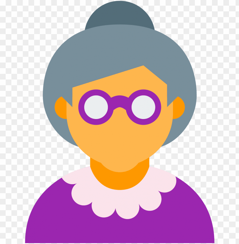 Download old lady icon - old woman icon png - Free PNG Images | TOPpng