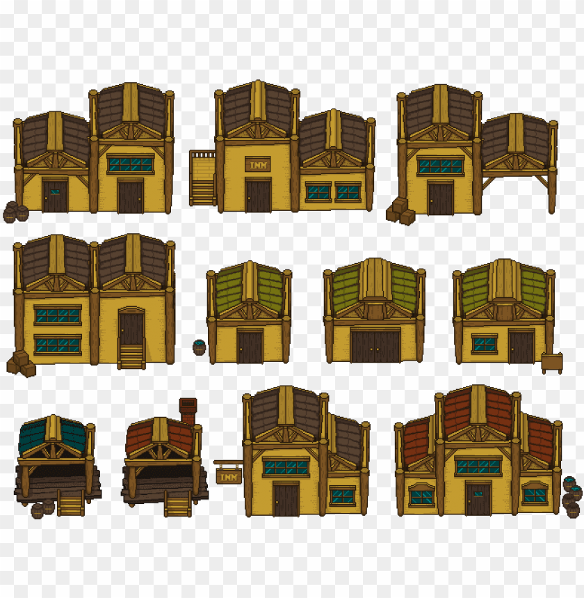 Free download | HD PNG old western houses old west pixel art PNG ...