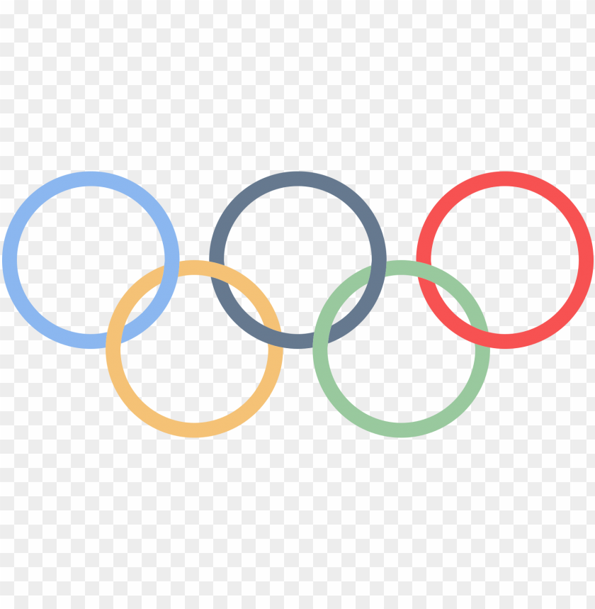 Free download | HD PNG olympic rings colored outline png | TOPpng