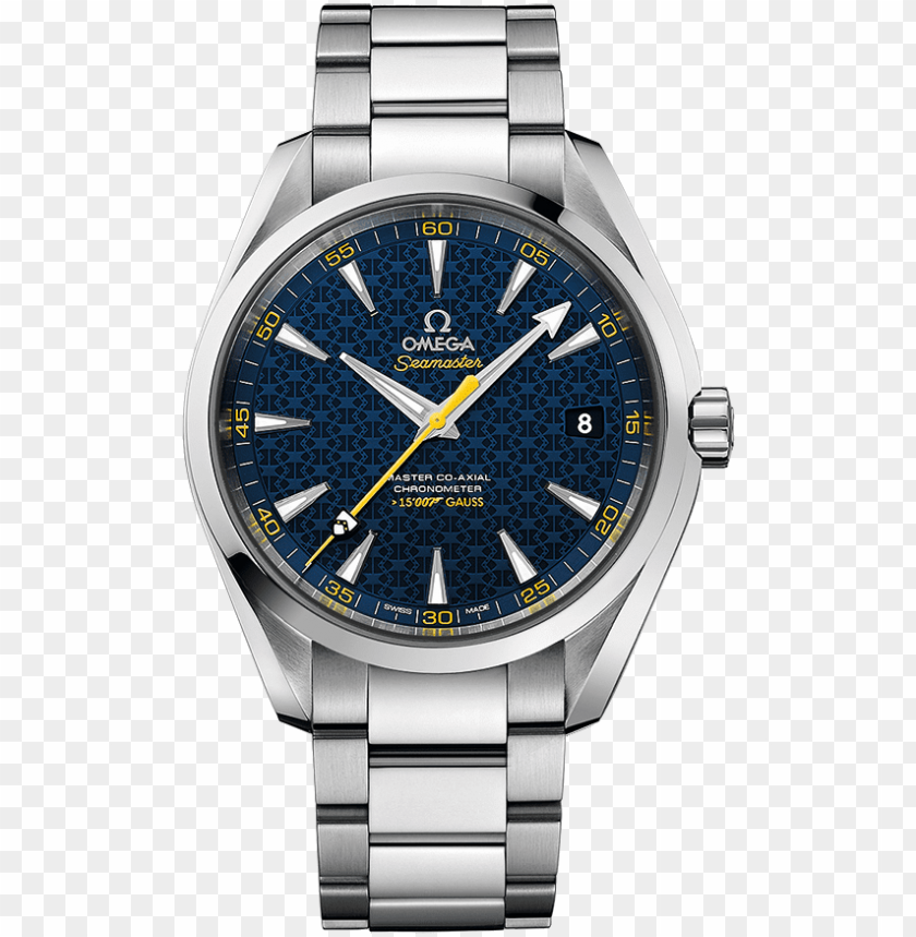 Free download | HD PNG luxury silver wristwatch with blue dial PNG ...
