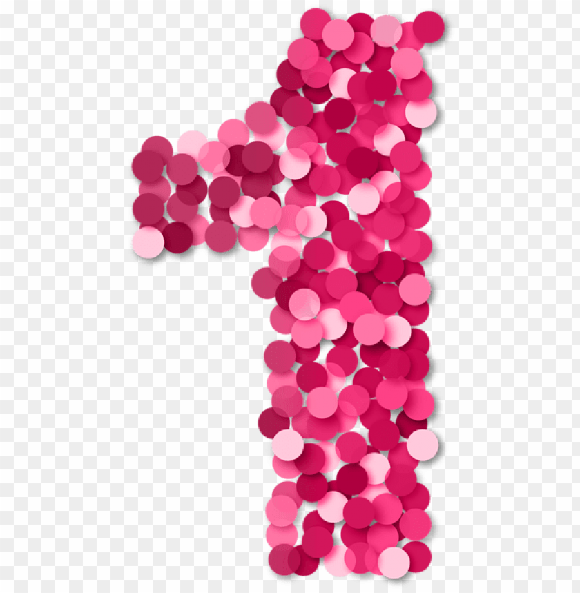Free download | HD PNG one 1 number pink png clipart png photo - 48545 ...