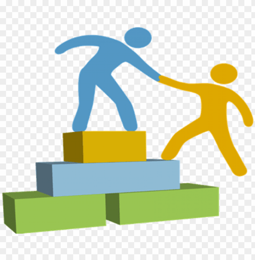 Free download | HD PNG one shadow figure lends a hand to another and ...