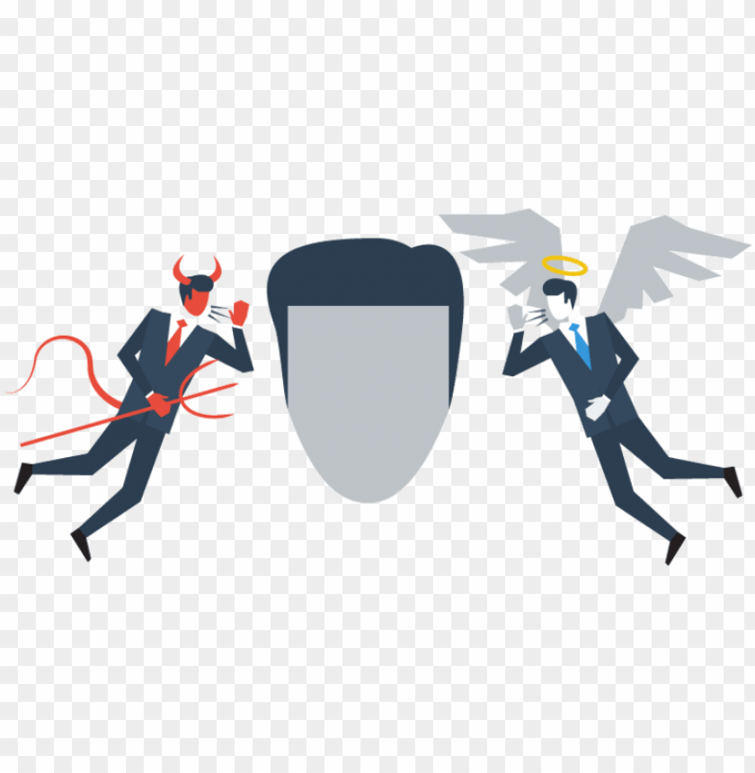 Free download | HD PNG ood vs evil angel and devil lawyer PNG ...