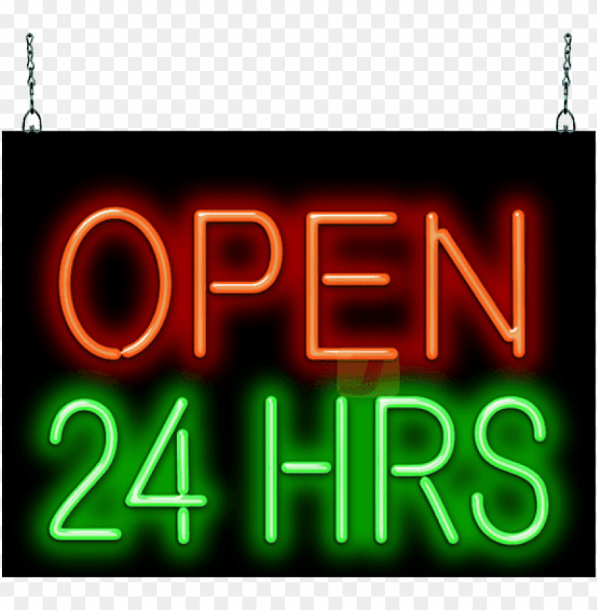 Free download | HD PNG open 24 hours neon si PNG transparent with Clear ...