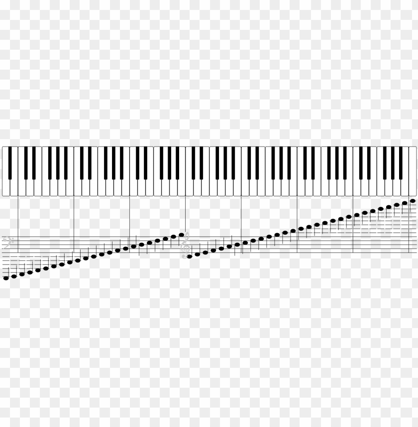 Free download | HD PNG open all piano keys and notes PNG transparent ...