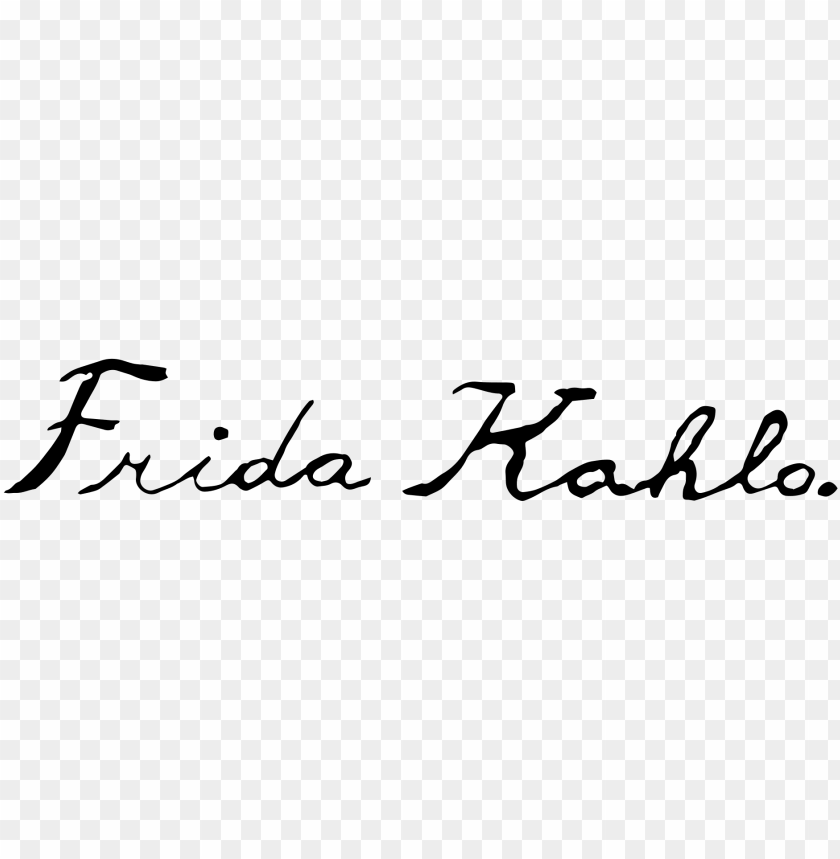 Free download | HD PNG open frida kahlo signature PNG transparent with ...