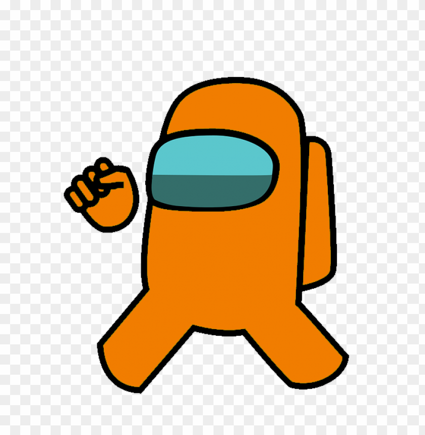 Free download | HD PNG orange among us vector character PNG transparent ...