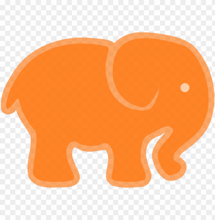 Free download | HD PNG orange and grey elephant PNG transparent with ...