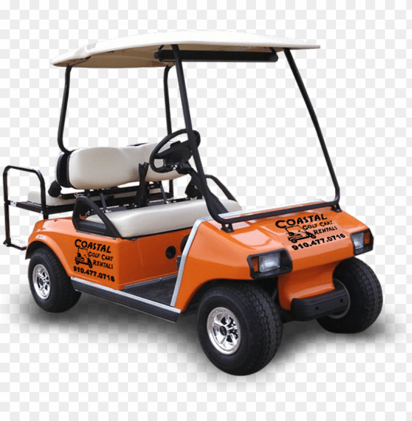 Free download | HD PNG orange golf buggy cart two passengers PNG ...