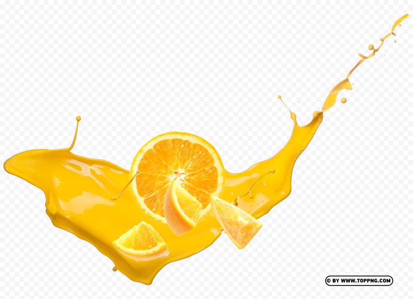Free download | HD PNG orange juice paints splash png in high quality ...