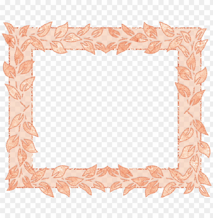 Free download | HD PNG orange transparent frame with leafs background ...