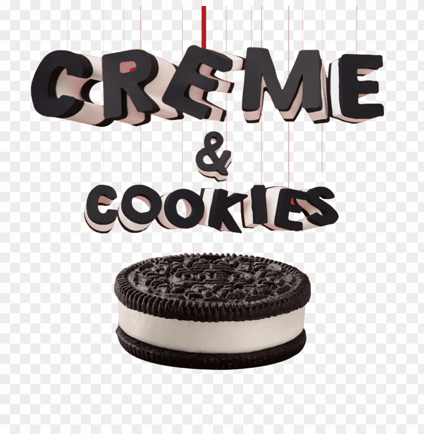 Free download | HD PNG creme cookies text png PNG image with no ...