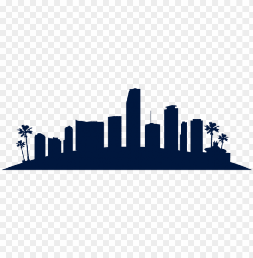 Free download | HD PNG original miami skyline vector PNG transparent ...