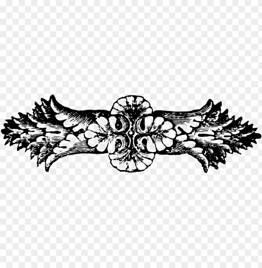 Free download | HD PNG ornate vegetal divider PNG transparent with ...