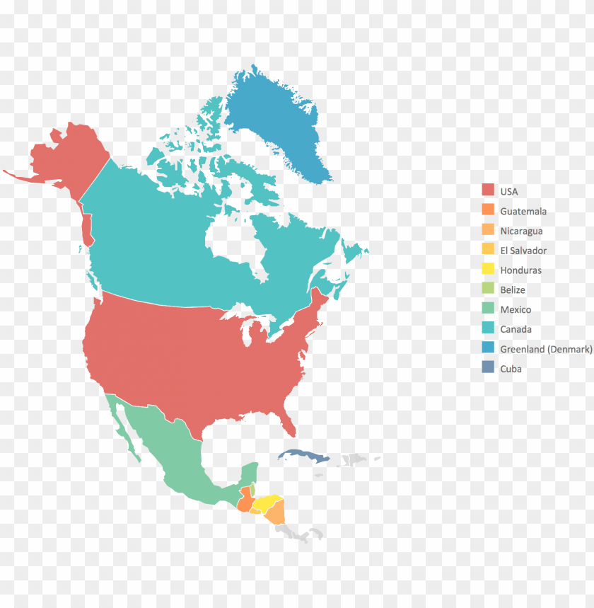Free download | HD PNG orth america map high resolution north america ...
