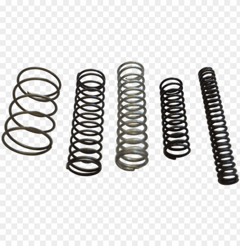 Free download | HD PNG metal coil spring set in various sizes PNG ...