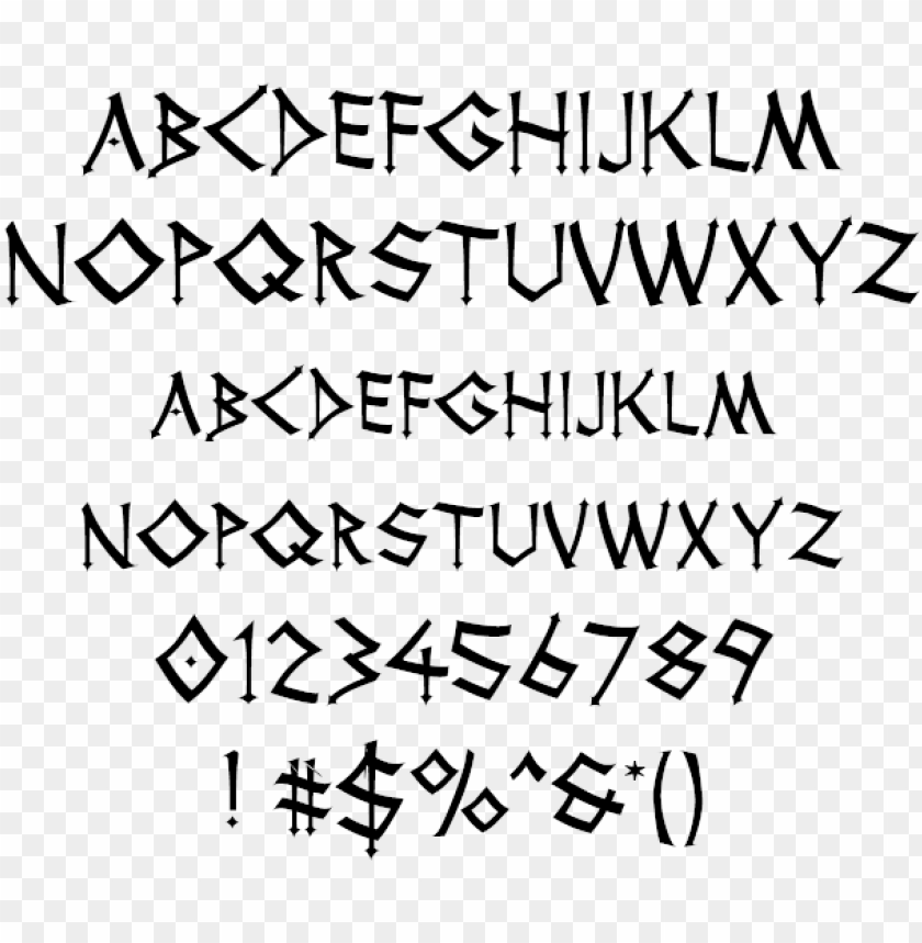 Free download | HD PNG othic thor example thor font PNG transparent ...