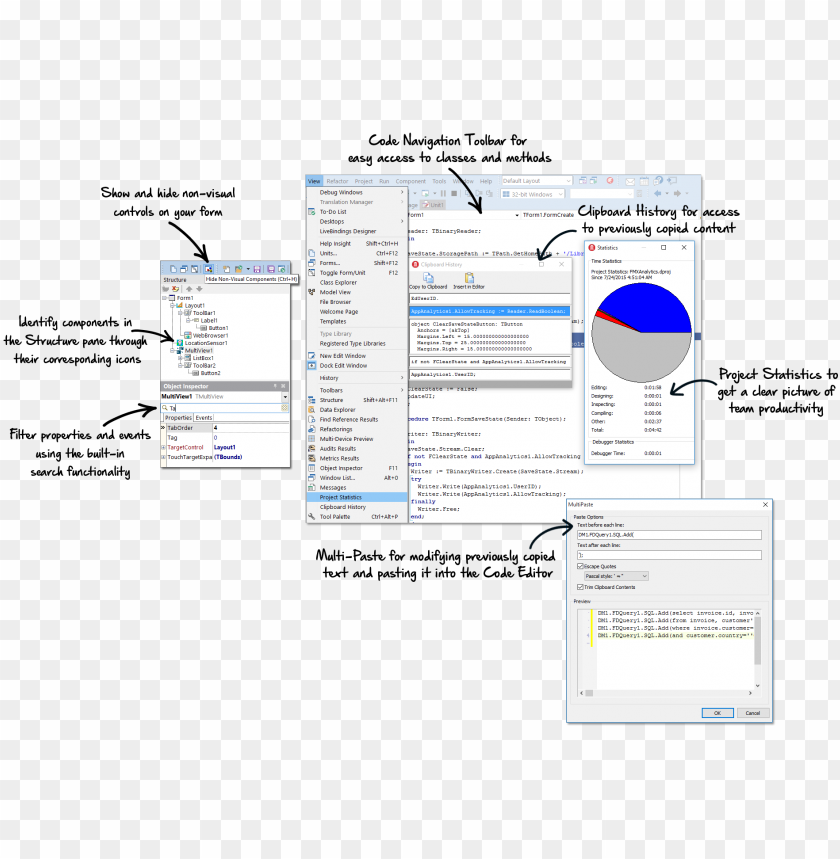 Free download | HD PNG over 20 ide productivity features are now ...