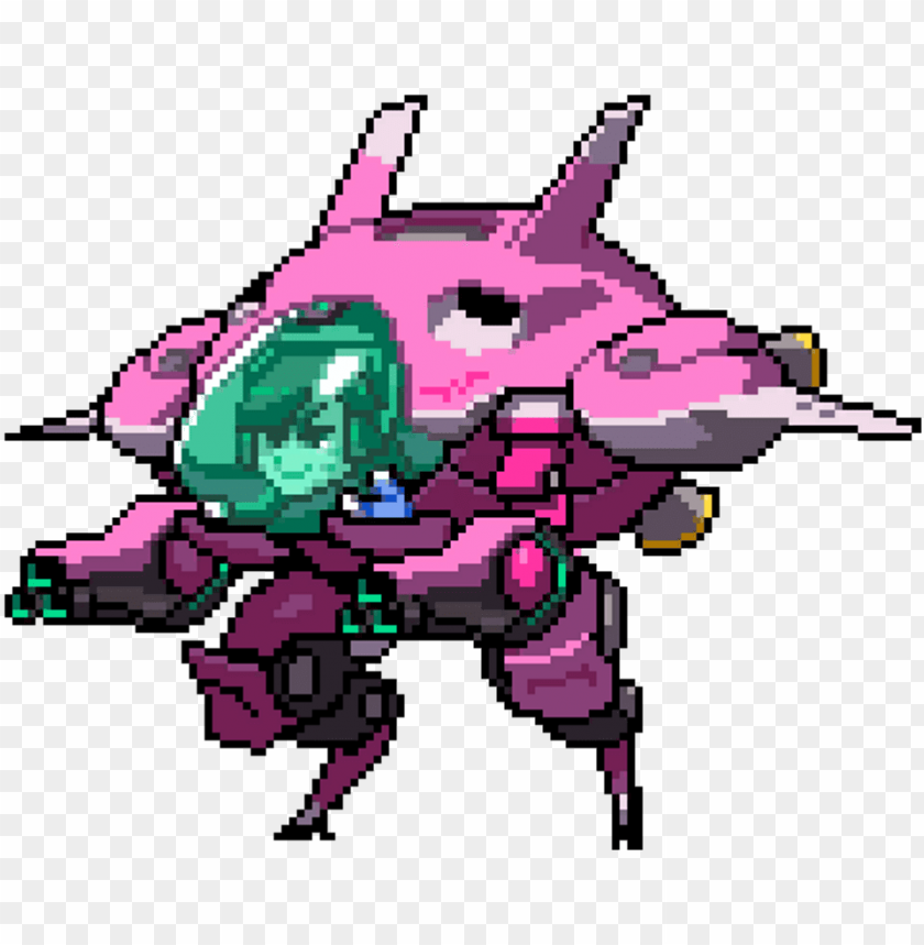 Free download | HD PNG overwatch d va pixel spray PNG transparent with ...