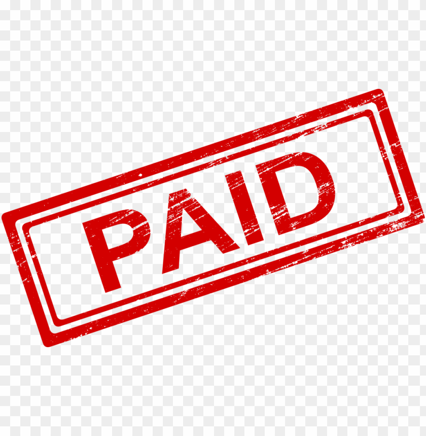 Free download | HD PNG paid rectangle stamp png - Free PNG Images ID is ...