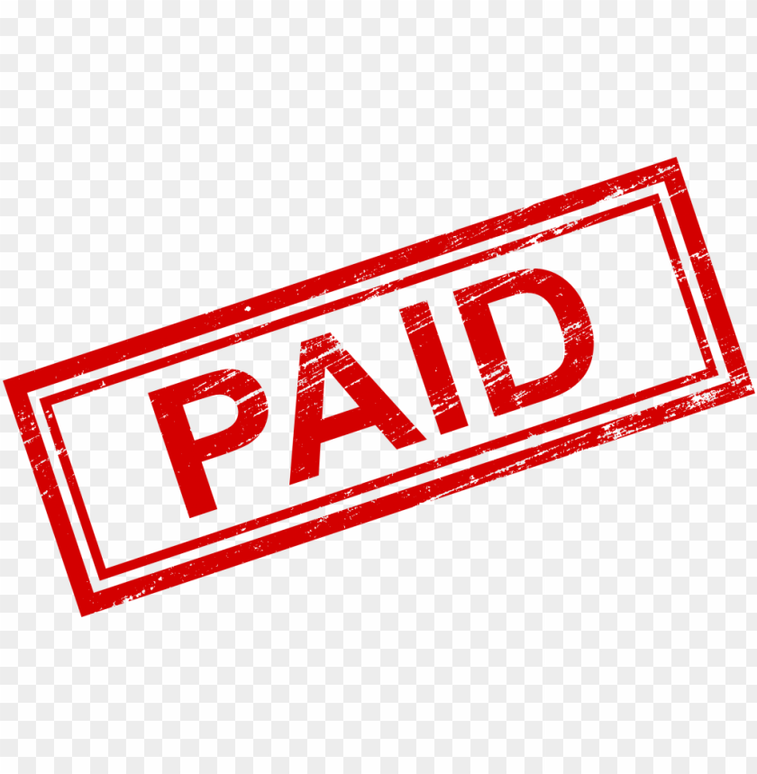 Free download | HD PNG bold red paid stamp with rounded corners png png ...